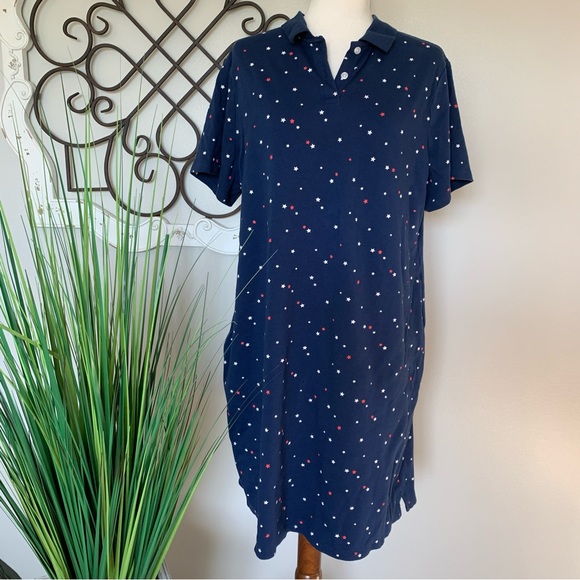 croft & barrow | Dresses | 525 Croft Barrow Size X Blue Collared Dress ...